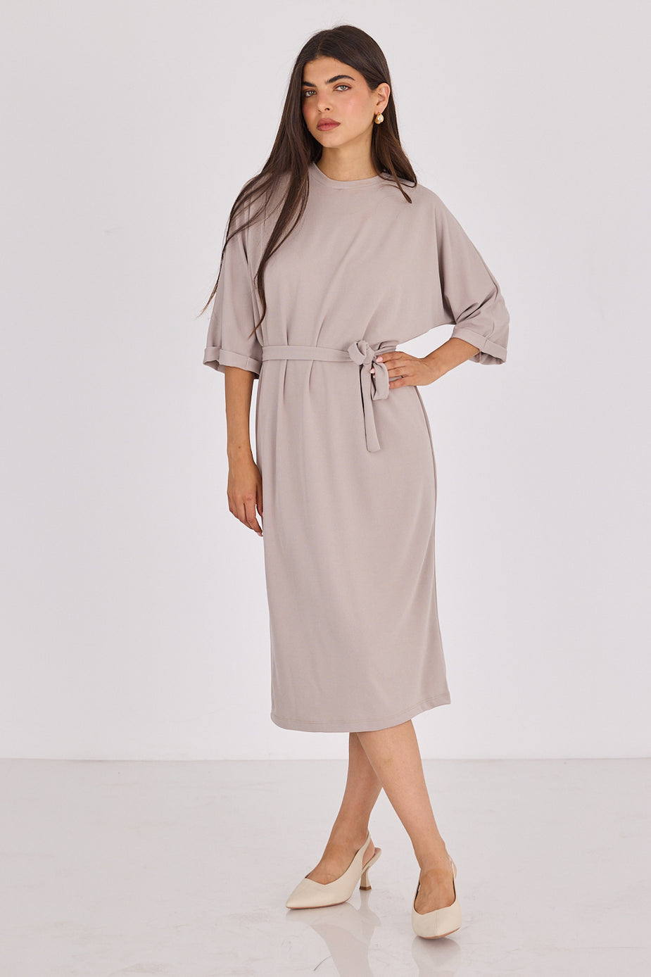 Bat Waves Rivet Dress | ZOYA Modest Fashion for Women and Girls